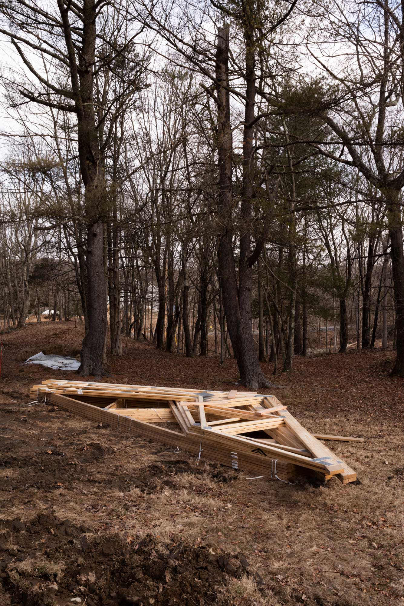 Setting Trusses – The Art of Building